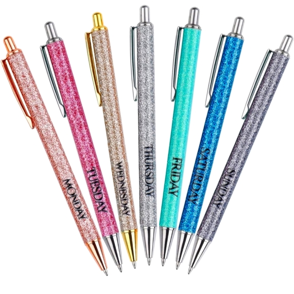Office | Funny Days Of The Week Glitter Pens Choice Of Day | Poshmark